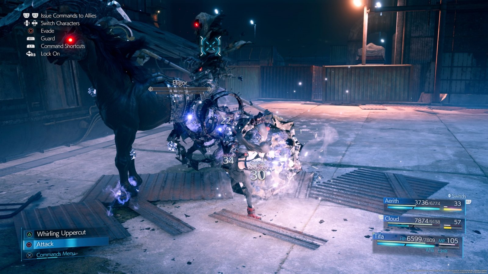 Final Fantasy VII Remake - Hard Difficulty Boss Guide