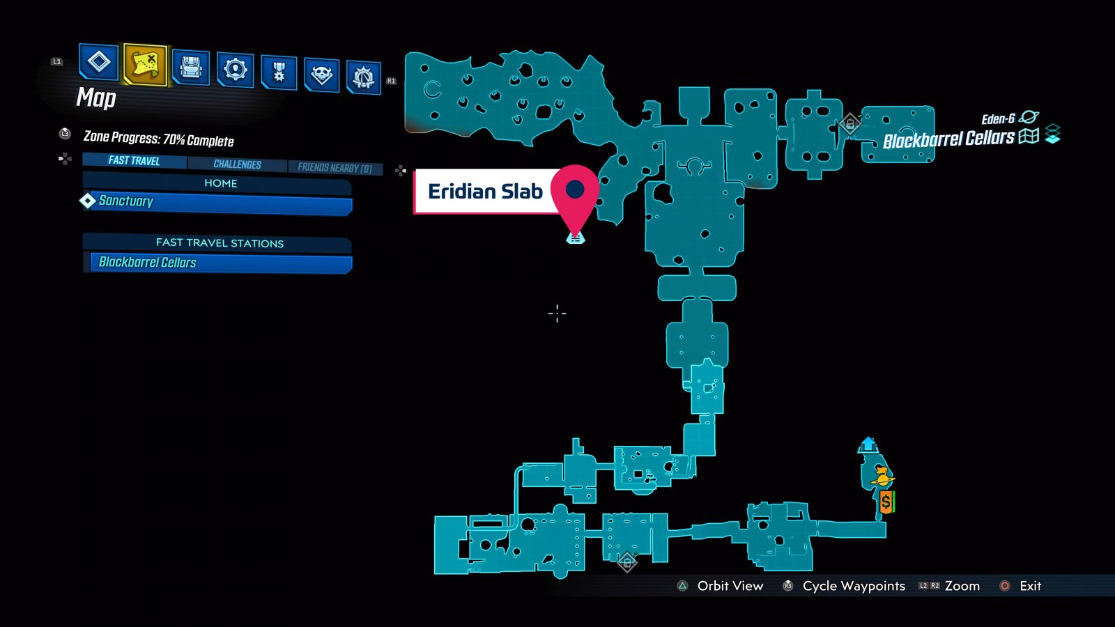 Borderlands 3 Zone Collectables Map Guide (PS4)