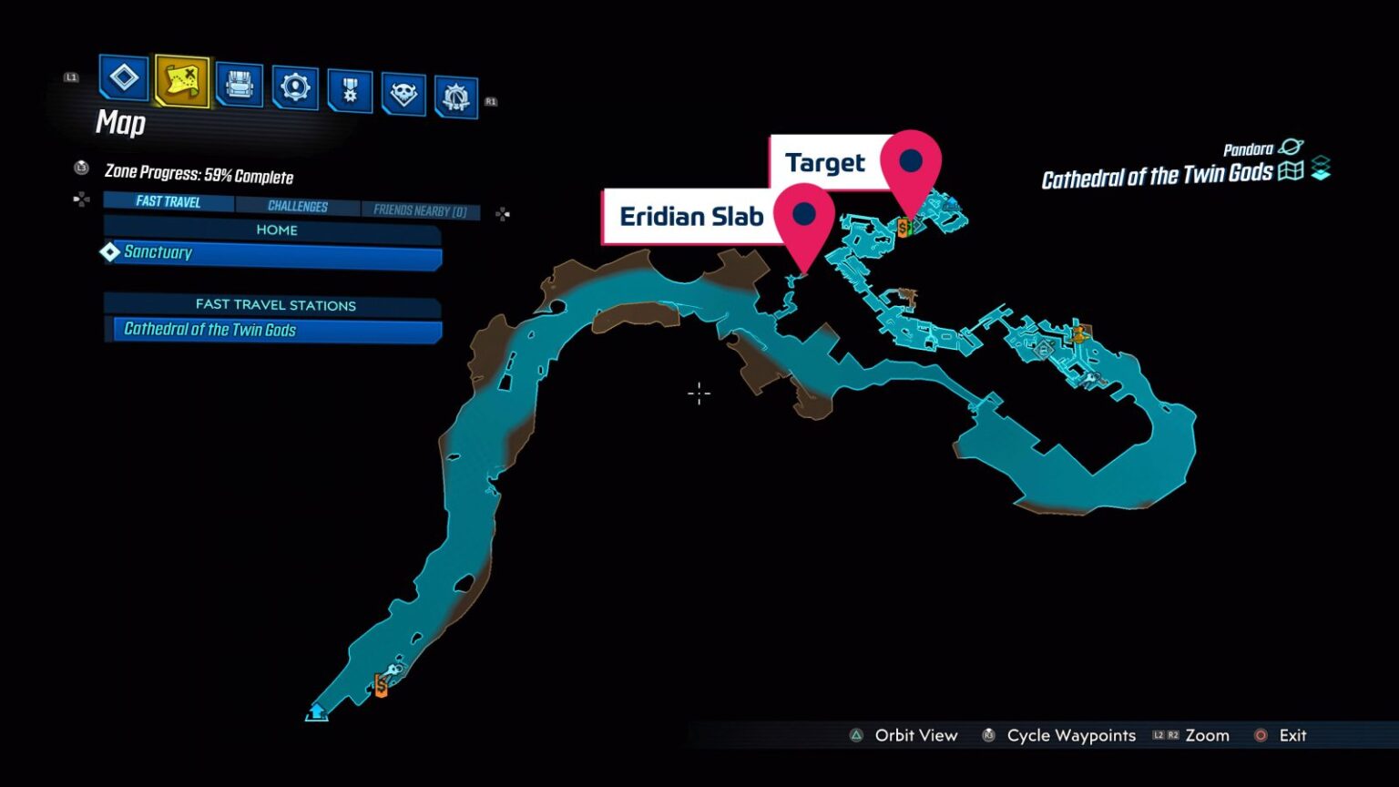 Borderlands 3 Zone Collectables Map Guide (PS4)