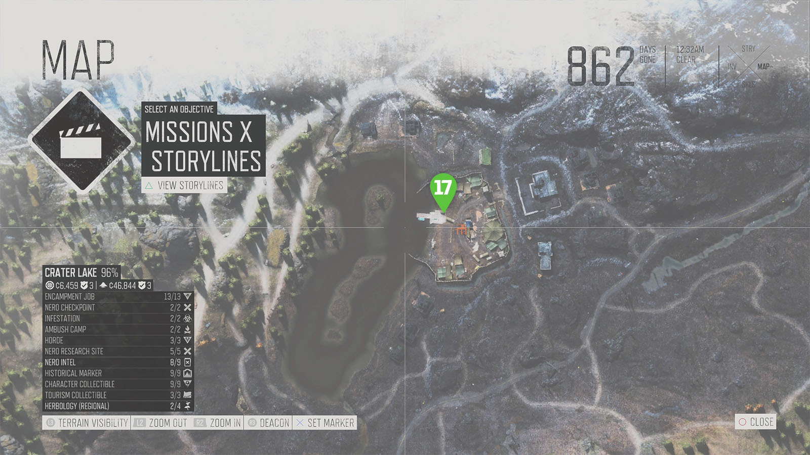 Days Gone Collectable Location Guide & Maps (Playstation 4)