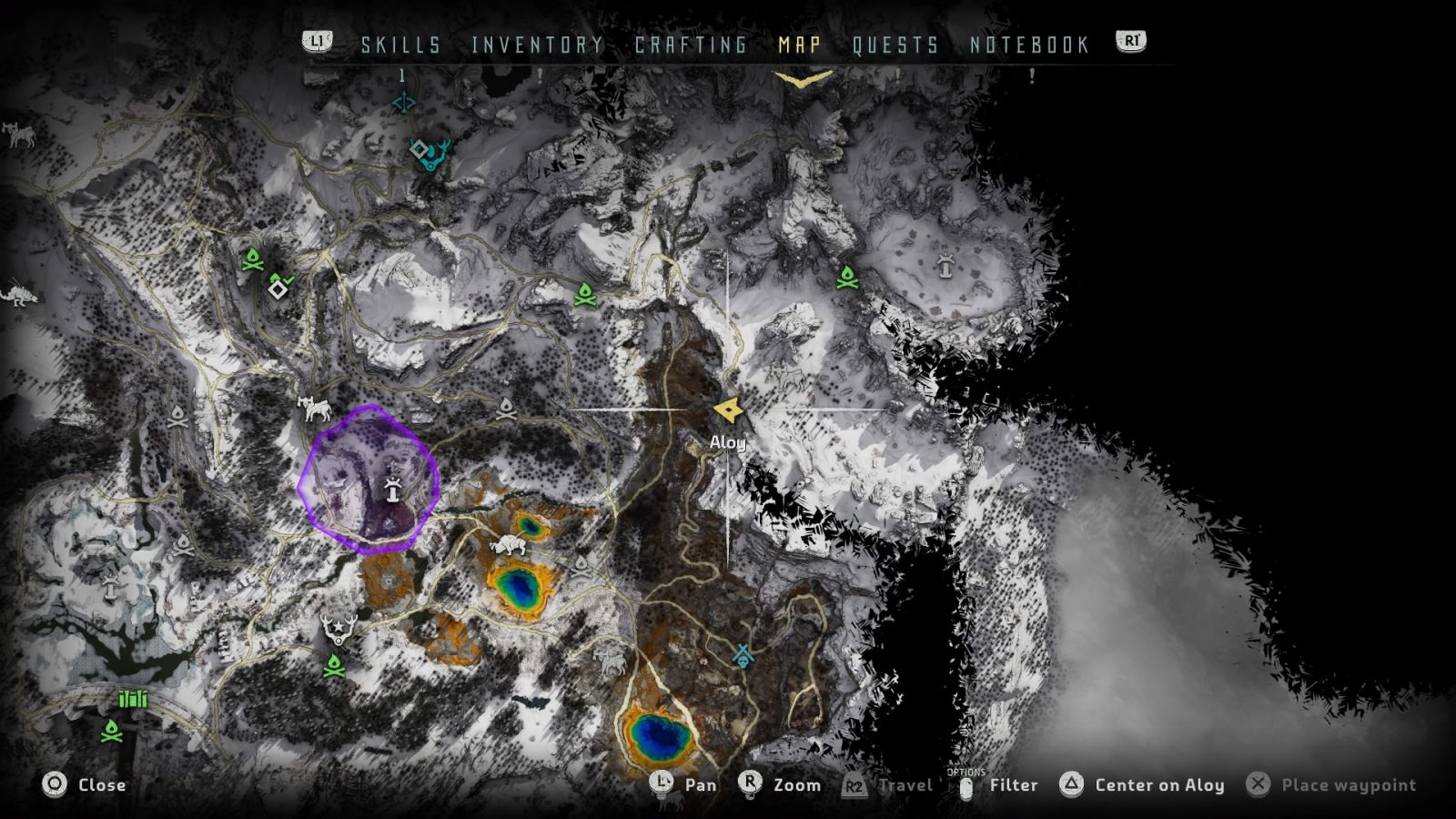 Horizon Zero Dawn: The Frozen Wilds Collectables Guide (PS4)