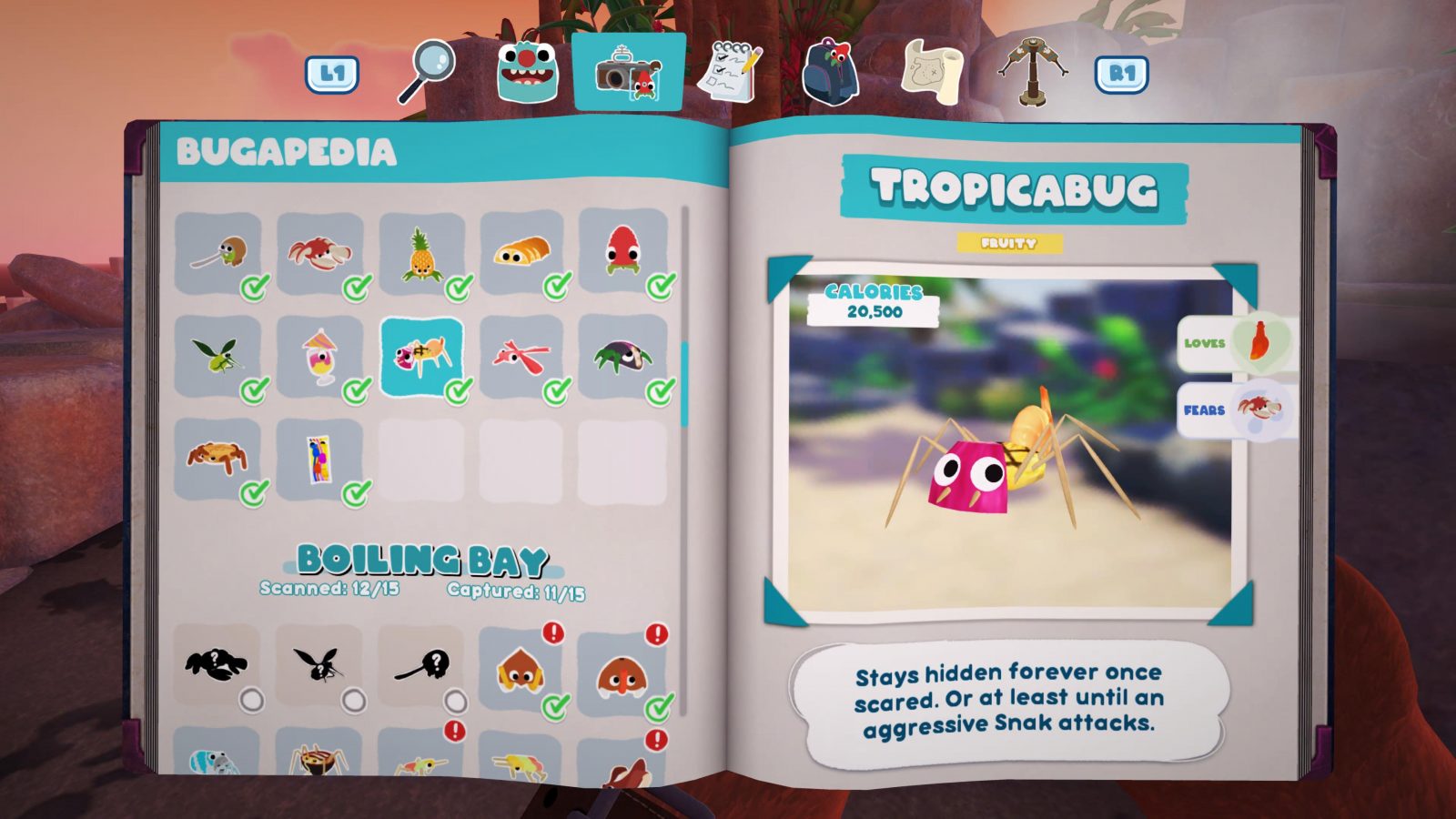 Where to Find and How to Collect all Bugsnax in Bugsnax for PS4 and PS5