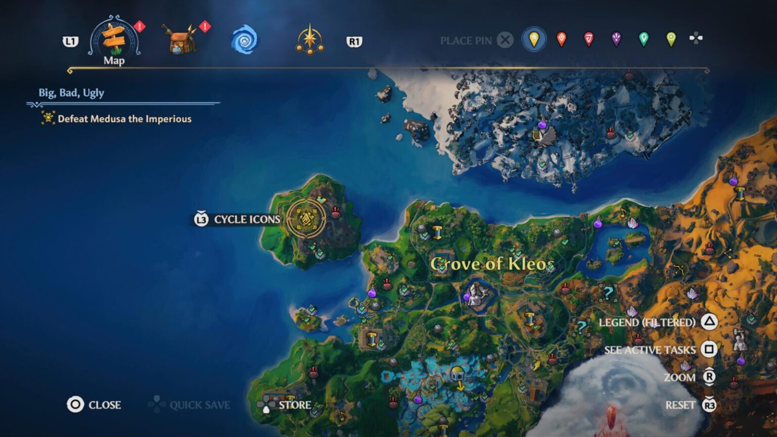 Immortals Fenyx Rising Mythical Boss Fight Locations