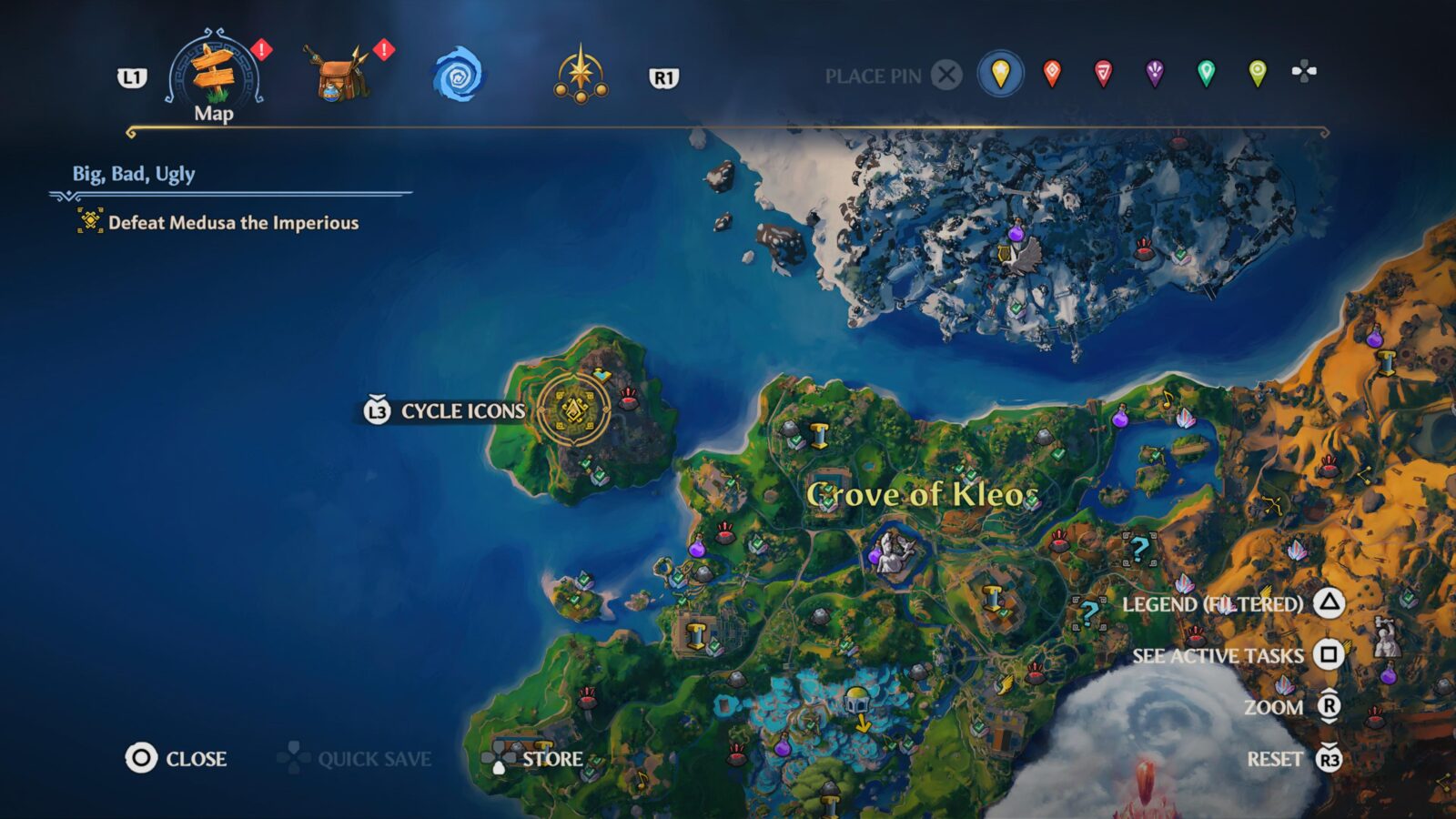 Immortals Fenyx Rising Mythical Boss Fight Locations