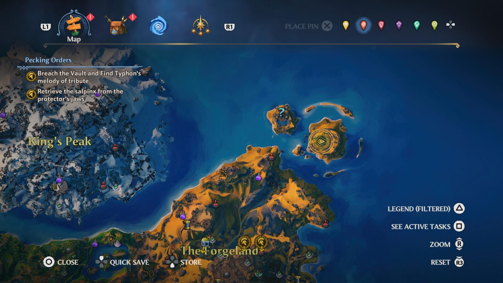 Immortals Fenyx Rising Mythical Boss Fight Locations
