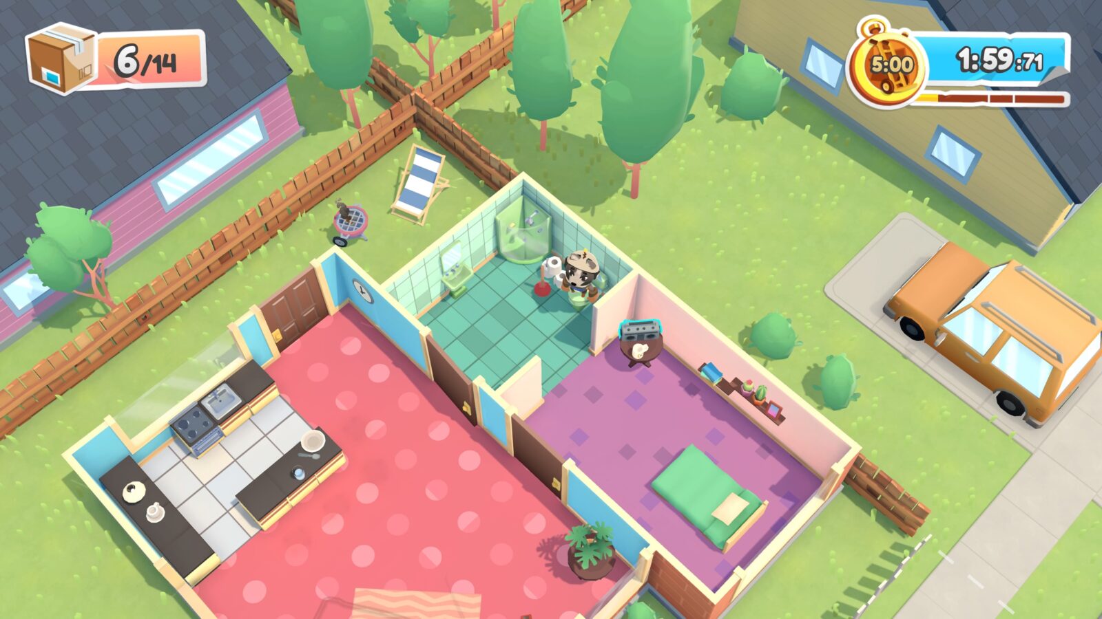 Moving Out Walkthrough - Earning All Trophies in Moving Out (PS4)