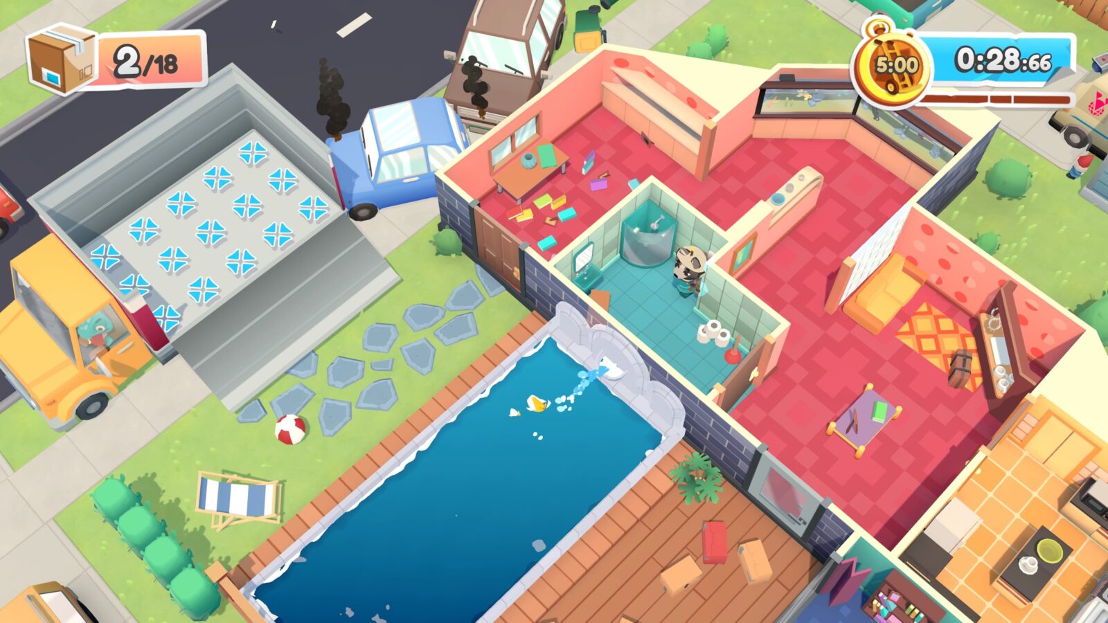 Moving Out Walkthrough - Earning All Trophies in Moving Out (PS4)