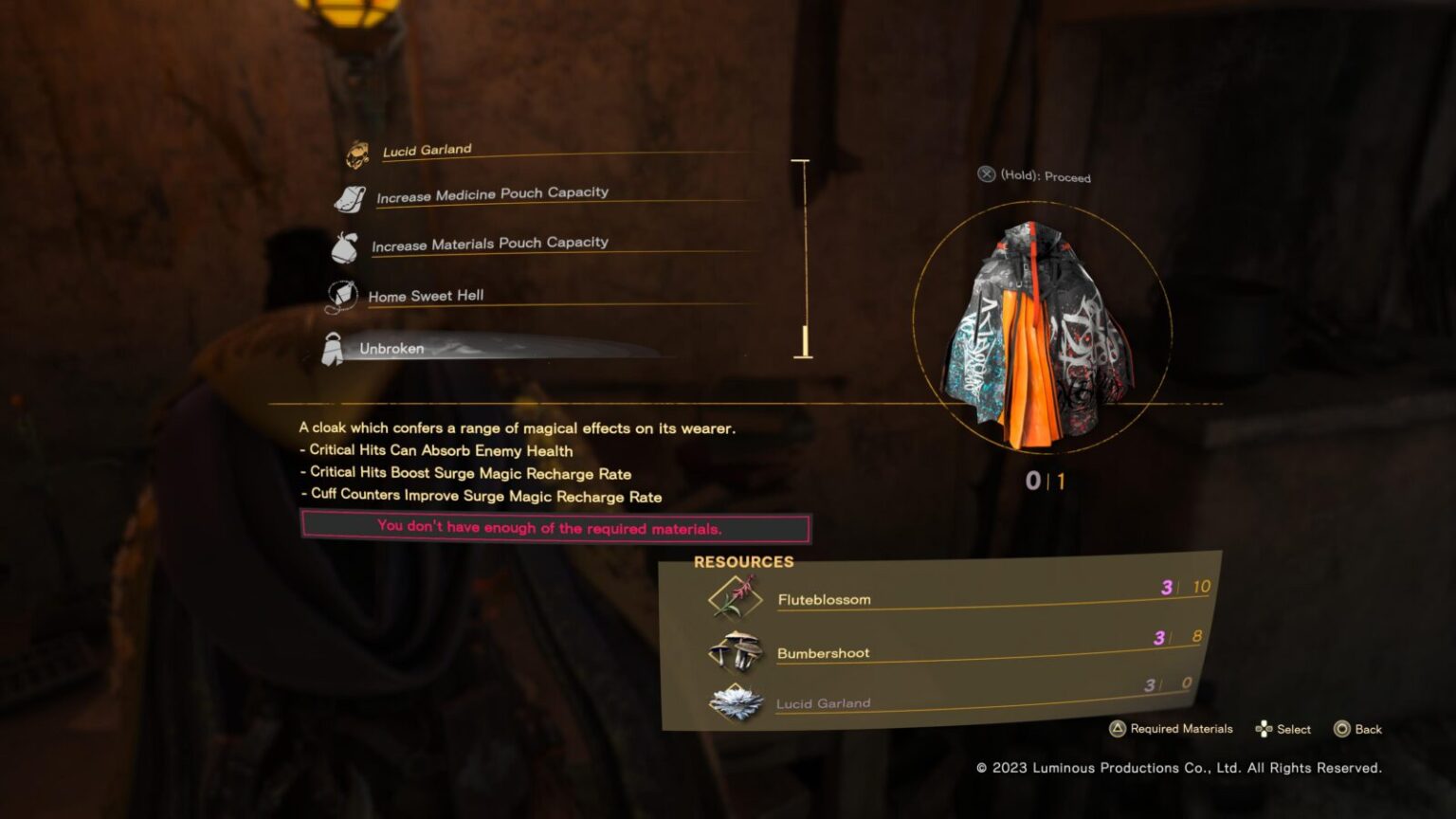 How to Craft Frey's Original Equipment in Forspoken