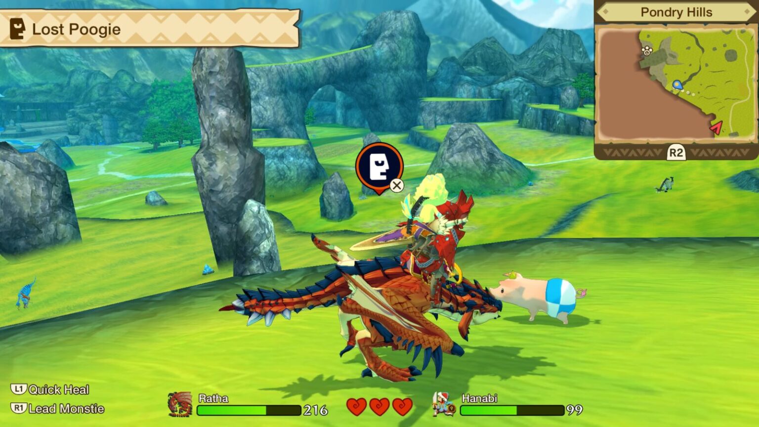 Where to Find All Poogies in Monster Hunter Stories